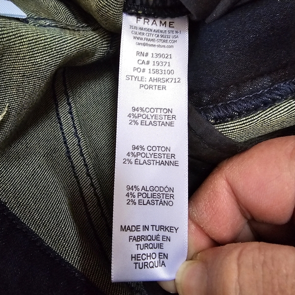 Frame Denim | Jeans | Frame Ali High Rise Skinny Jeans In Porter Size ...